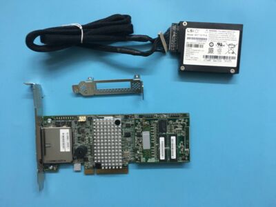 LSI MegaRAID SAS 9285-8e PCI-E 6Gb/s LP RAID Controller w/1GB Cache ...
