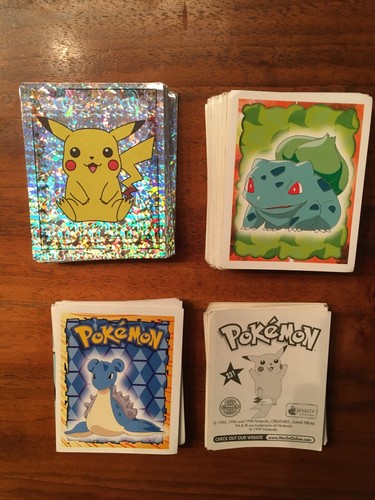 Pokemon Merlin Sticker Set 1999 / 195 stickers (46 Holo) | eBay.de