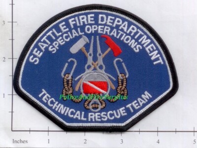 Washington - Seattle Technical Rescue Team WA Fire Dept Patch Special ...