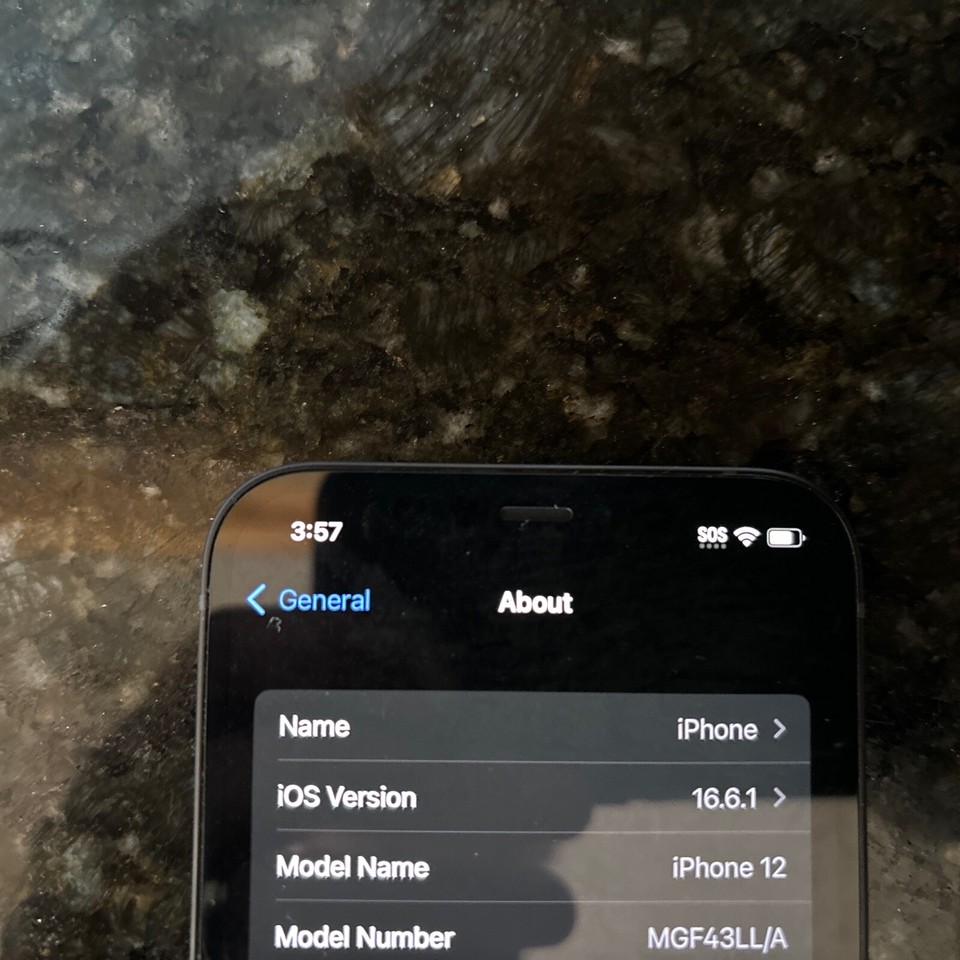 Apple iPhone 12 A2172 64GB Unlocked (CDMA/GSM) Black! High Battery % | eBay