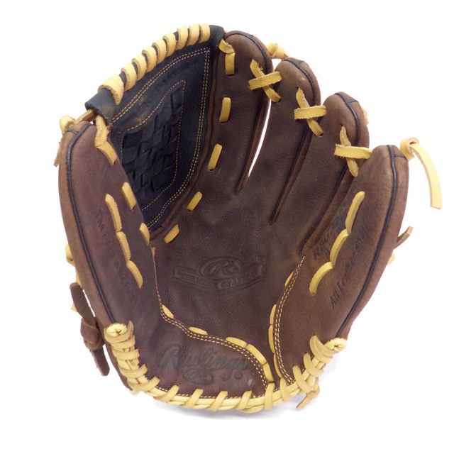 Rawlings Baseball Glove RBG36BC All Leather Shell 12.5” Right-Hand ...