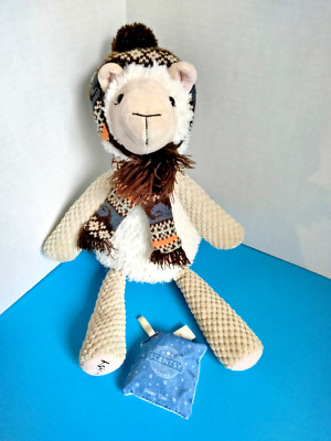 Scentsy Buddy Andre The Alpaca Llama Plush Stuffed Animal 16" Hat ...