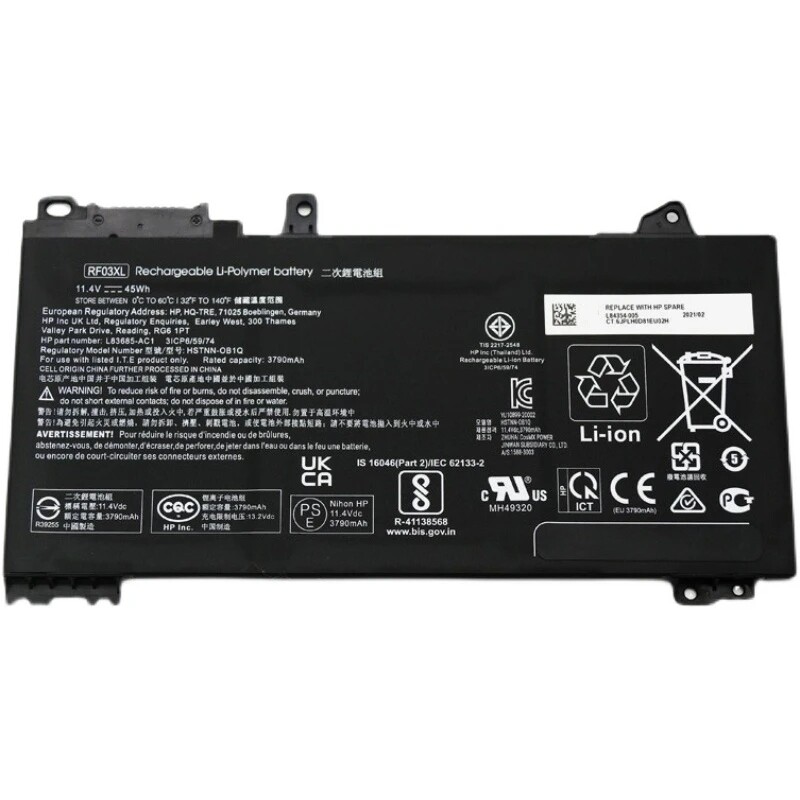 RE03XL Battery for HP ProBook 430 440 445 450 455R G6 430 440 445 450 ...