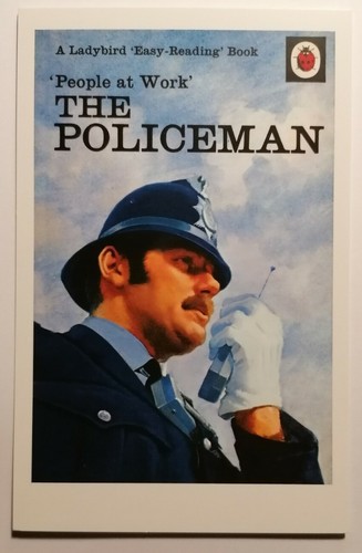 POSTCARD - Ladybird Book Cover Production 6"X4" Postcard The Policeman ...