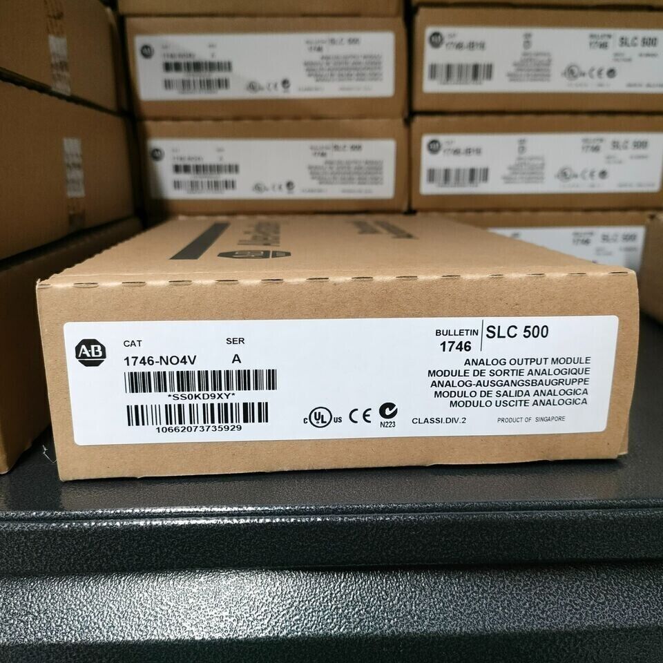 New In Box Allen-Bradley 1746-NO4V AB 1746NO4V SLC 500 Analog Output ...