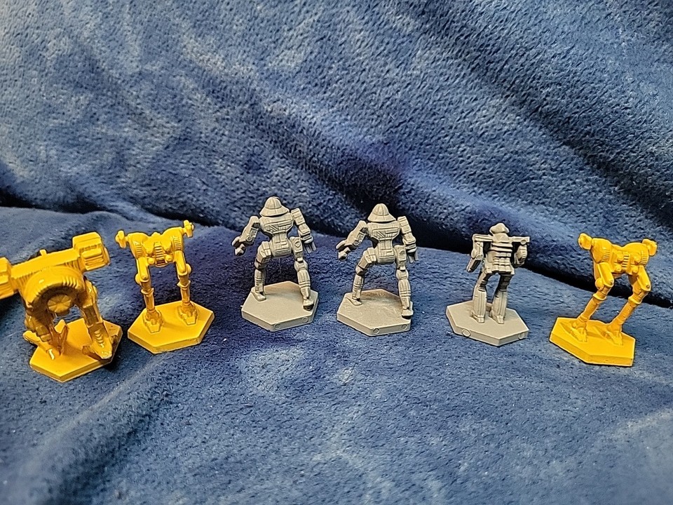 Battletech Mini Miniatures Lot of 6 Figures Collection Loose Plastic ...