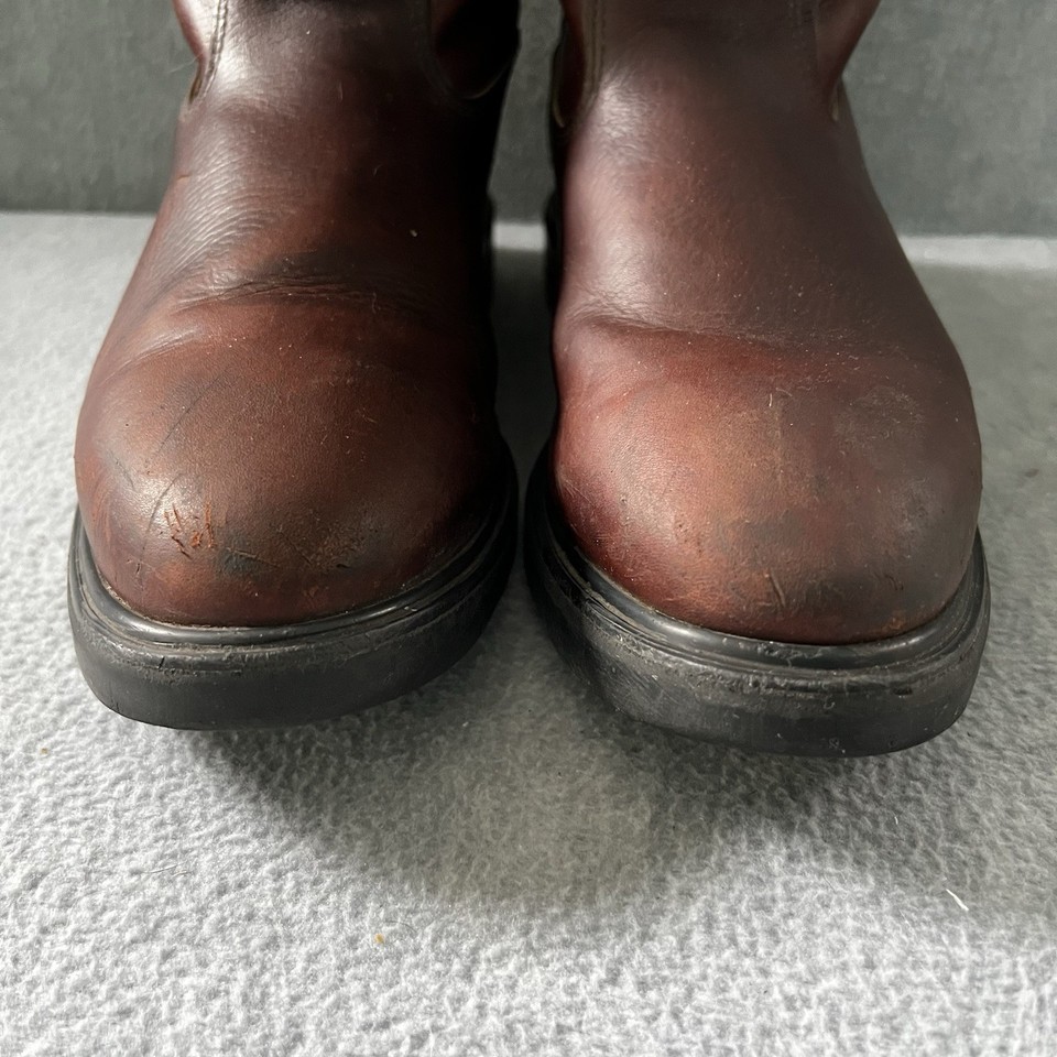 Red Wing 1132 Pecos Leather Boots Men 10.5 Made in USA ASTM F 2892-11 ...