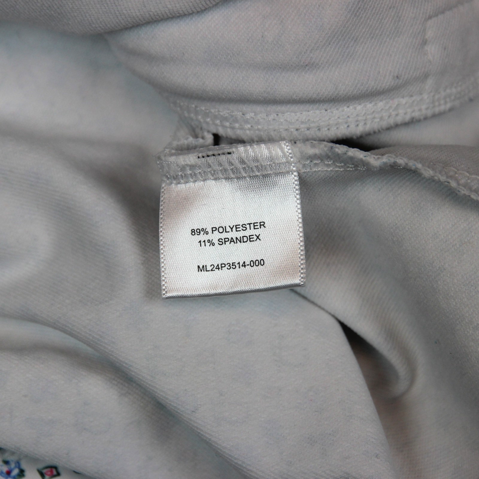 Magnolia Lane Tech Masters Jacket Women's XL White Logo All Over Full ...
