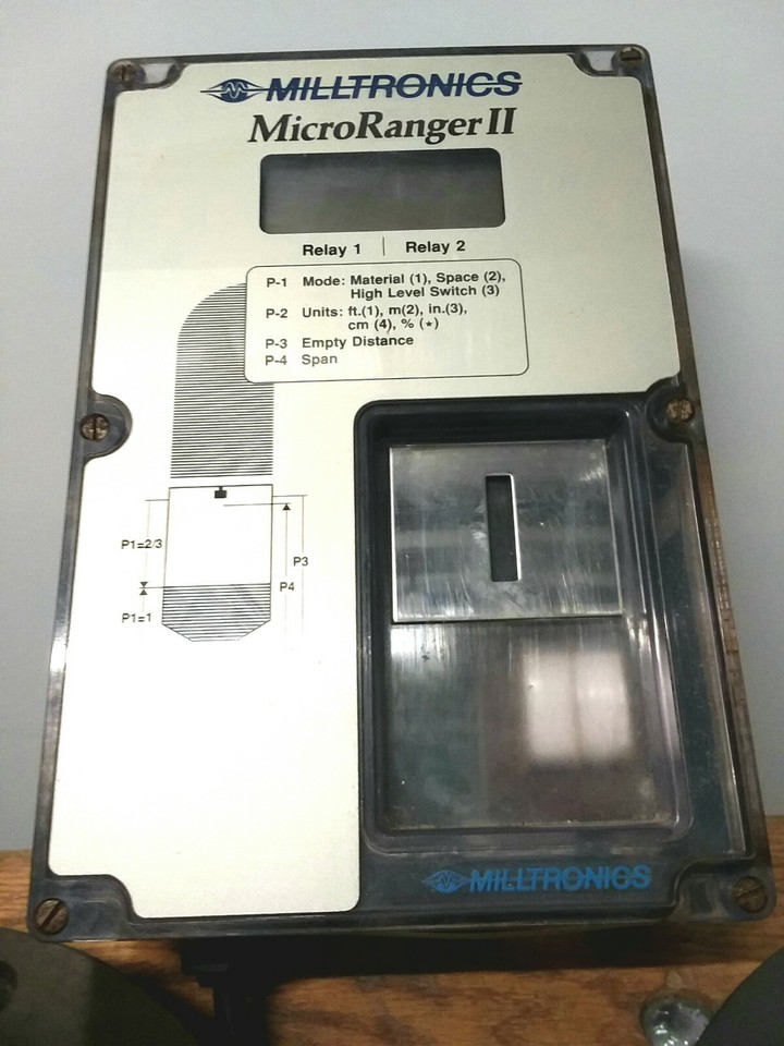 Milltronics MicroRanger II w/ Ultrasonic Level Transducer ST-25C and ...