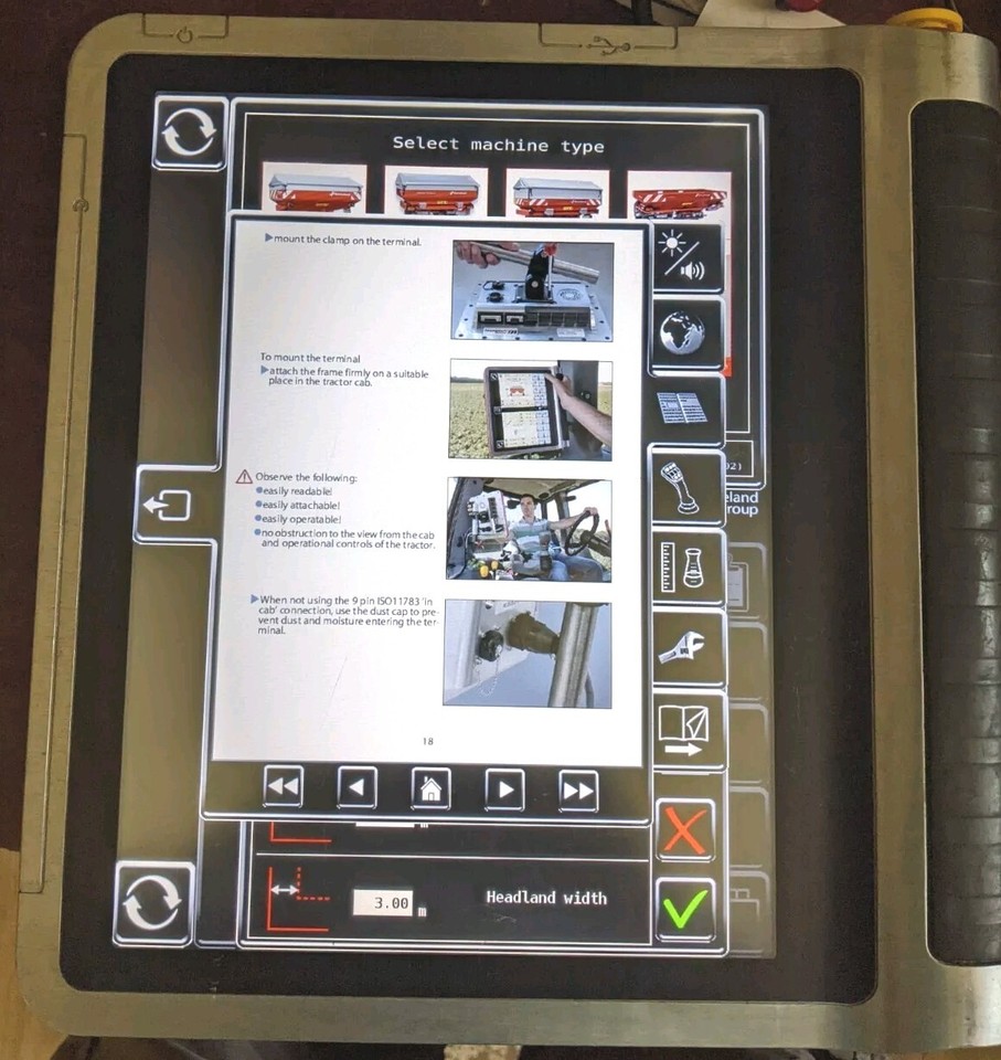Kverneland IsoMatch Tellus PRO Terminal A136039000 Display GEOcontrol ...