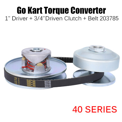 Go Kart Torque Converter Kit Comet 40 Series | 1" Driver & 3/4" Driven ...