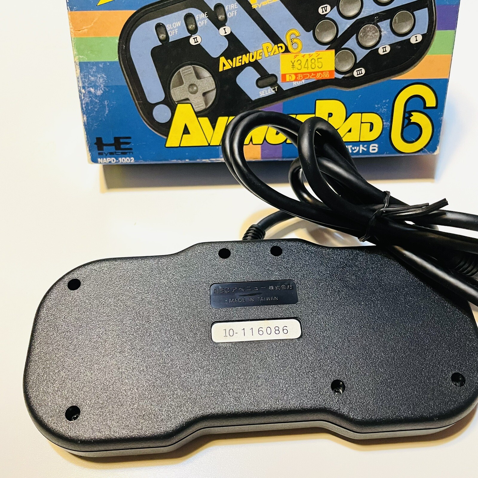 PC Engine Avenue Pad 6 Control Pad Boxed 6 button Controller PCE Japan ...