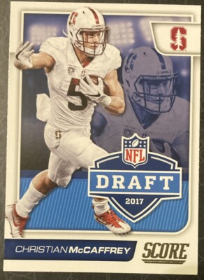 Christian McCaffrey 2017 Score NFL Draft Shield Rookie Card #9 (5532 ...