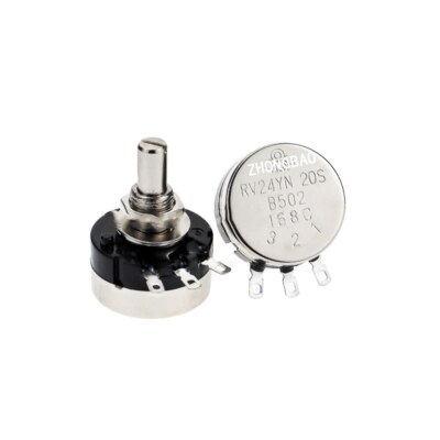 2pcs RV24YN20S 500 ohm Potentiometer B501 Carbon Film Rotary ...