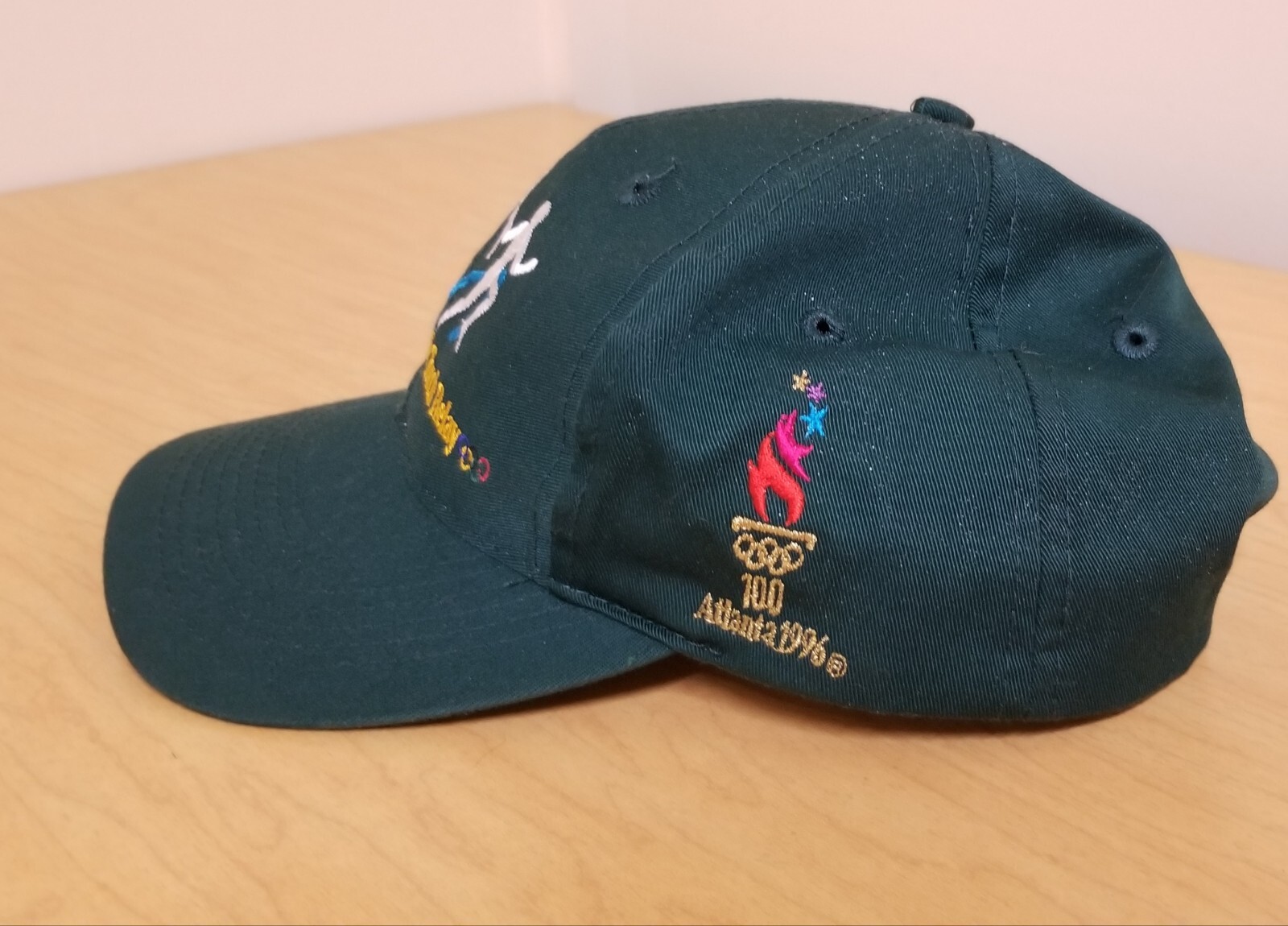 VINTAGE 1996 Atlanta Olympic Torch Relay Baseball Hat… - Gem