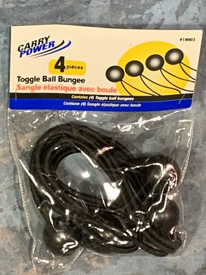 Carry Power ~4 Piece Toggle Ball Bungee~ 8-In.~19003 | eBay