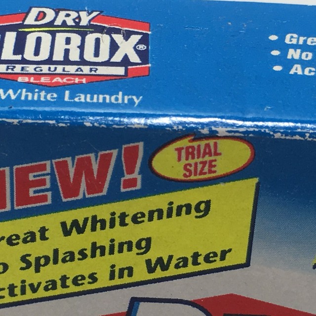() Sample Size Clorox Powder Bleach Regular for White Laundry 4.1oz for ...
