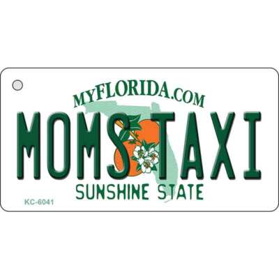Moms Taxi Florida State License Plate Tag Key Chain KC-6041 | eBay