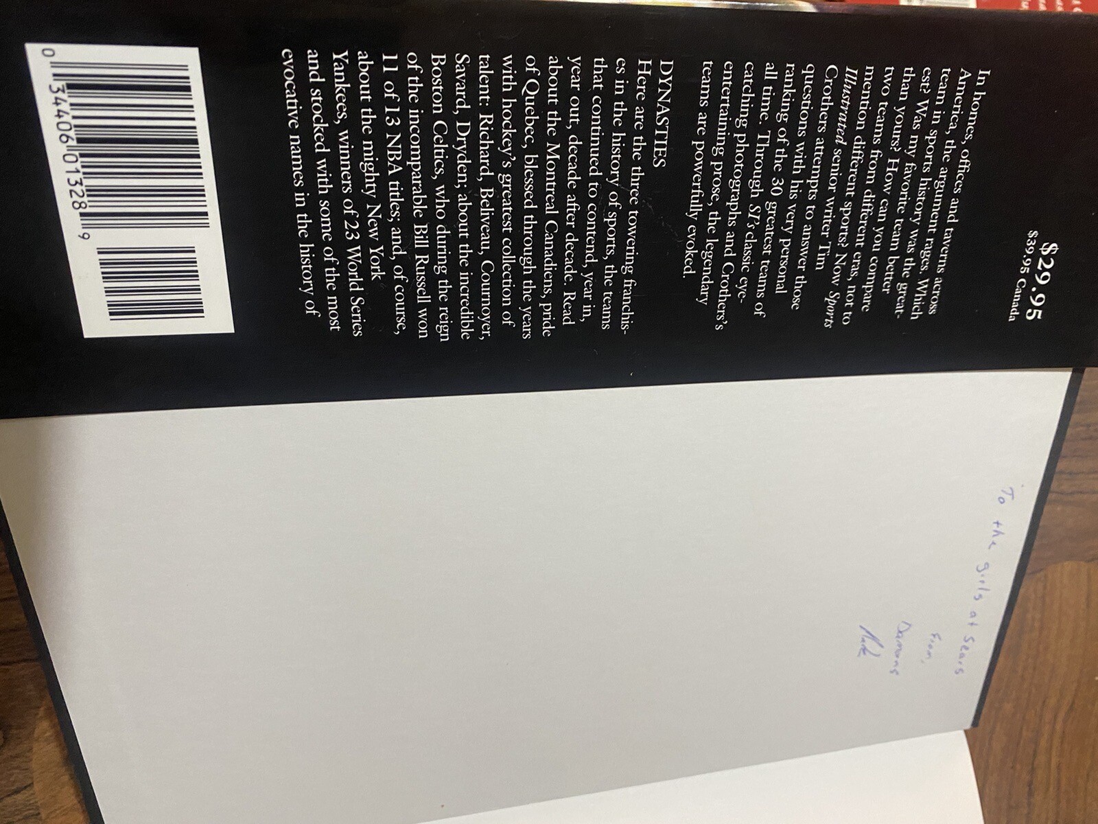 Sports Illustrated: Greatest Teams By Tim Crothers - 1998 Vintage Rare ...