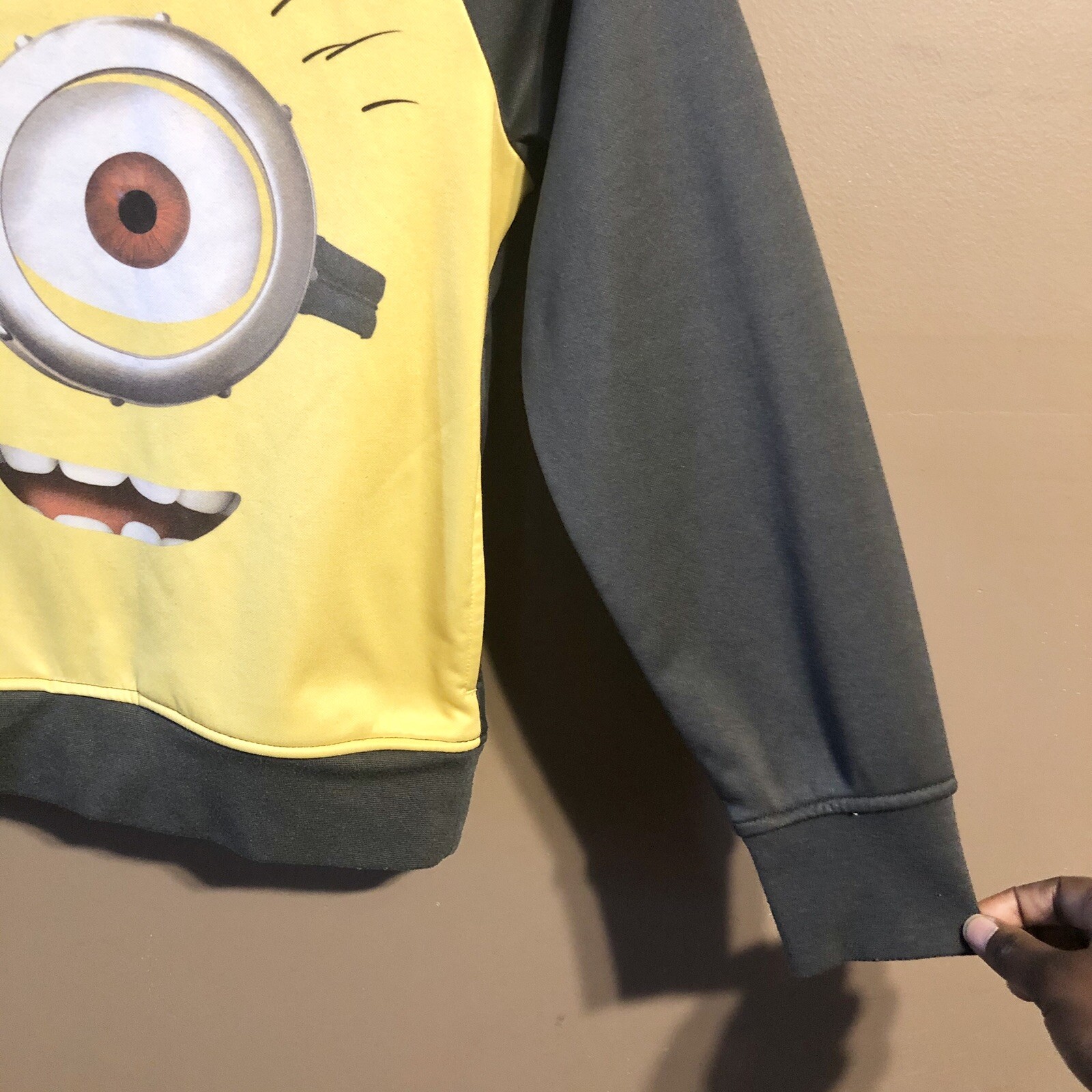 Despicable Me Minion Sweatshirt Kids Size M (8) Jacket Hoodie | eBay
