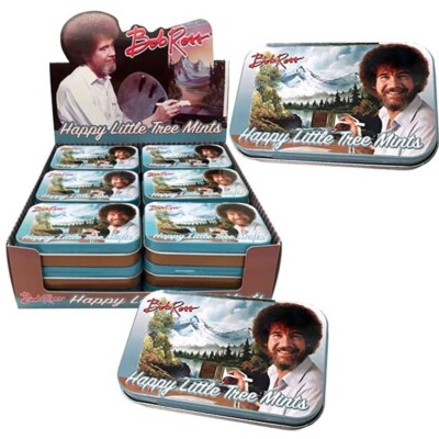 Bob Ross Happy Little Tree Mints Collectible Tin by Boston America !US ...