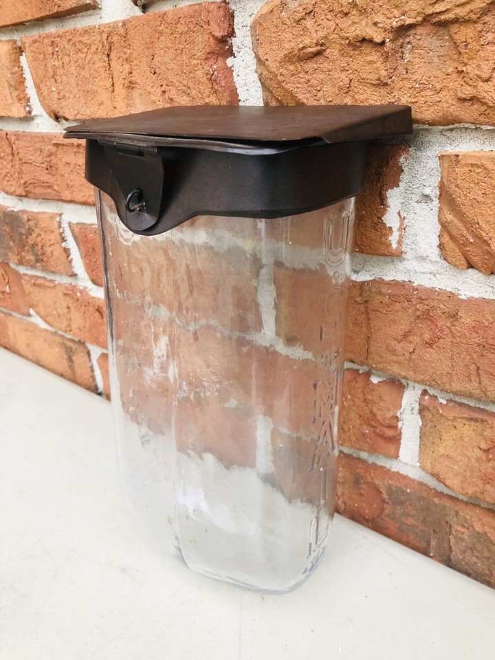 Vintage Embossed Visible Glass US Mail Box | eBay