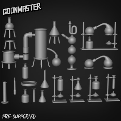 Lab Equipment - Basing Kit/ Basing Bits/ Tufts/ Model Scenery/ Goon ...