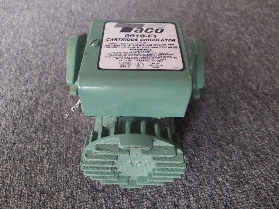 Taco Circulator Pump 0010-F1 | eBay