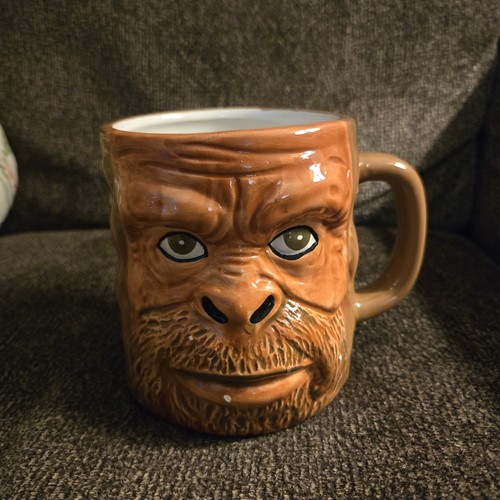 Jack Links Sasquatch Big Foot Mug Oversized Cup Brown 3D Face DesignPac ...