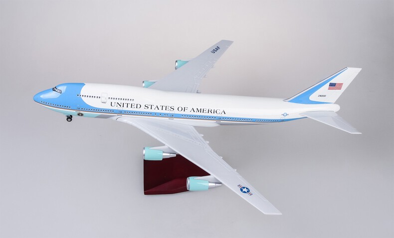 1:150 Resin US Air Force One B747 Boeing 747 Plane Model Airplane ...