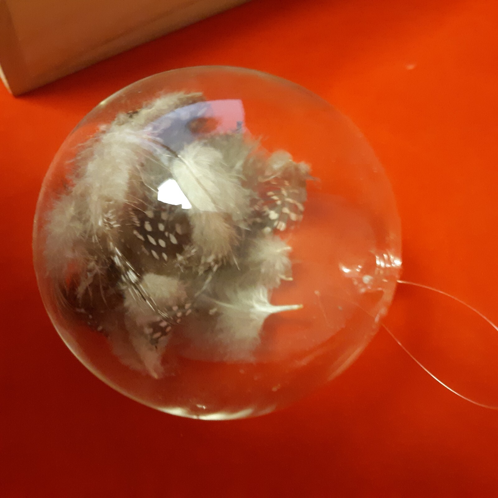 New Box Roost Anthropologie Floating Feather Ornaments Set Of 4 | eBay