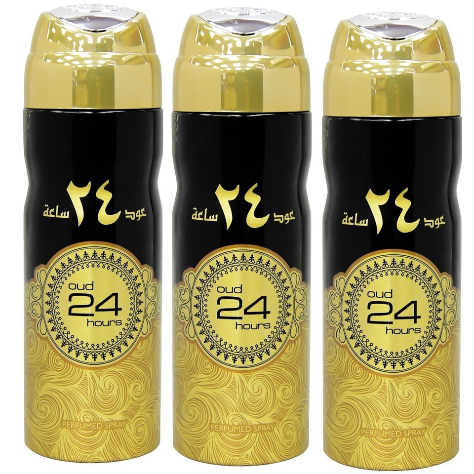Arabian Perfumed Body Spray Bundle (3 x 200ml) Luxury, Long Lasting ...