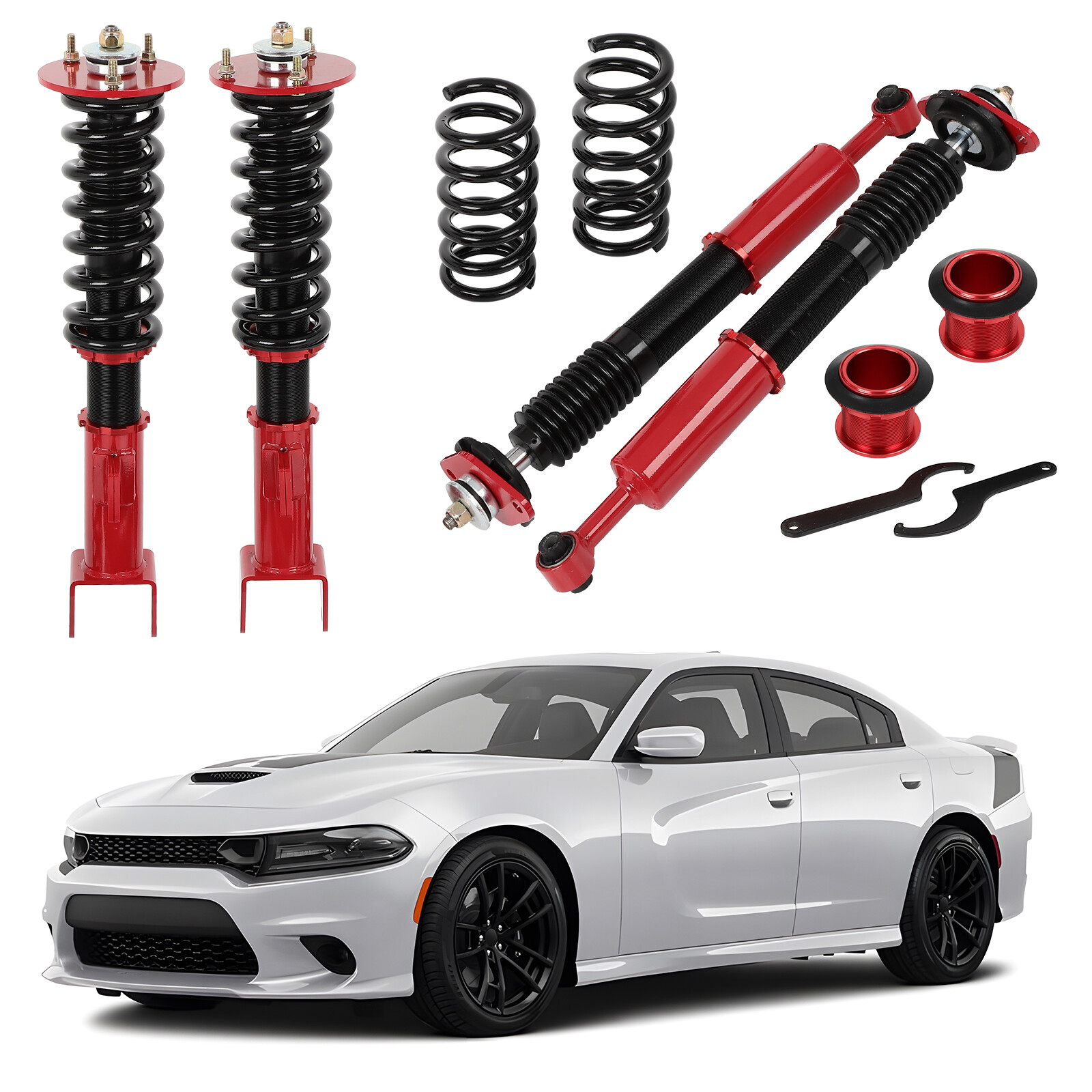 Suspension Lowering Kit Coilovers Shock For 2011-23 Dodge Challenger ...