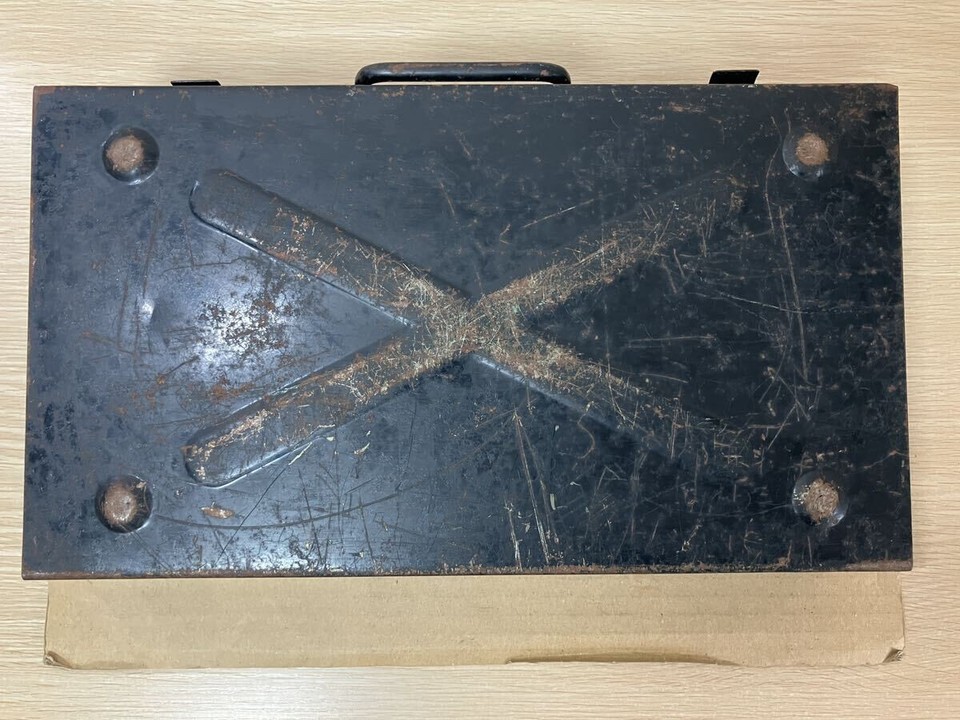 Toyota Tool Box Steel Motor Storage Retro Old Logo Vintage JDM Used | eBay