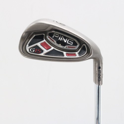 Ping G15 Individual 9 Iron Black Dot Steel S Stiff Flex Right-Handed P ...