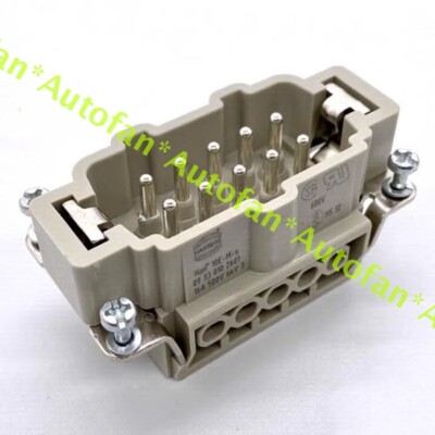 10PCS/Lot New 09330102601 Harting Heavy Duty Connector Han-10E-M-s ...