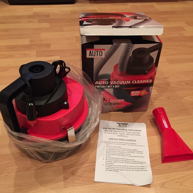 Fine Life Portable Wet & Dry Auto Vacuum Cleaner 12v for Car Boat RV ...