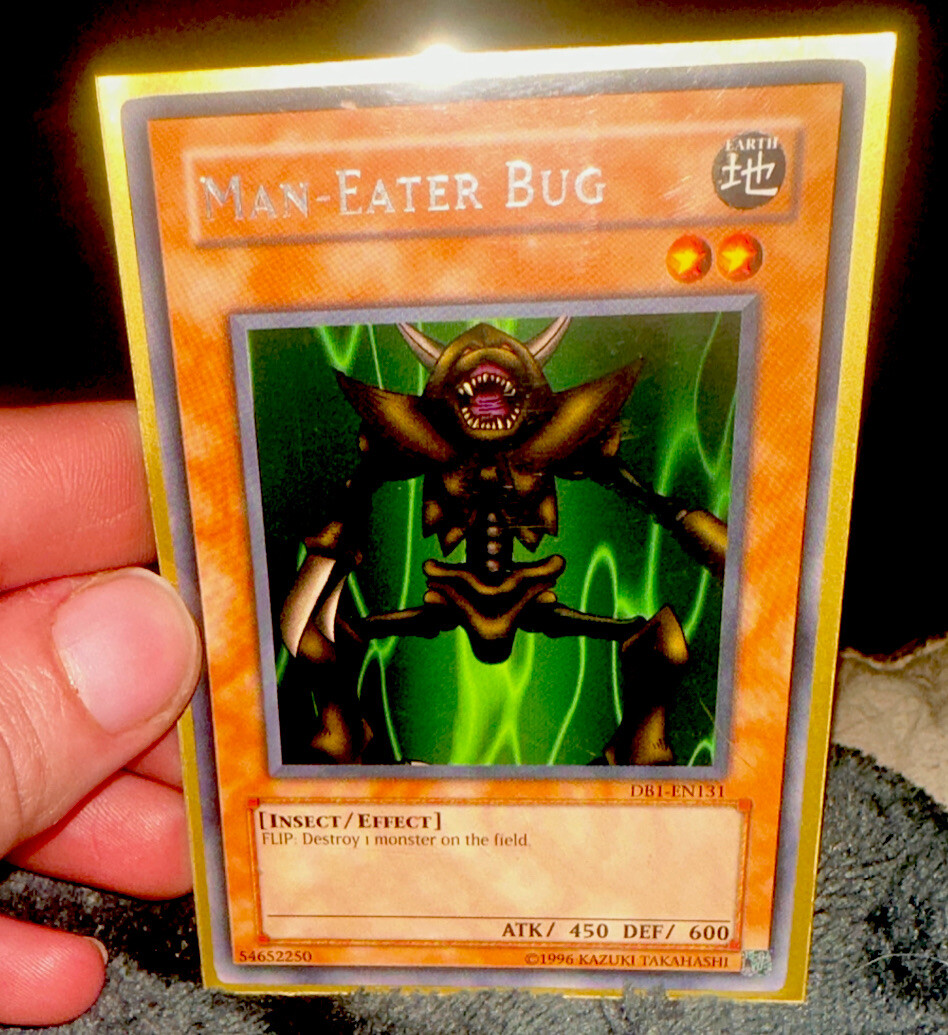 Yu-Gi-Oh Man-Eater Bug Dark Beginning DB1-EN131 Rare Pre Owned Mint ...