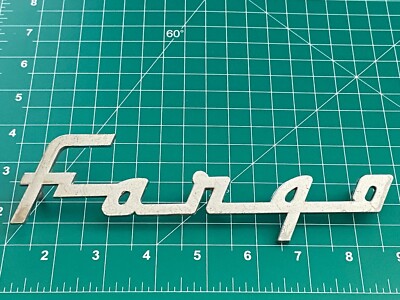 1955 To 1959 DODGE FARGO TRUCK HOOD SCRIPT NAMEPLATE EMBLEM - OEM ! | eBay