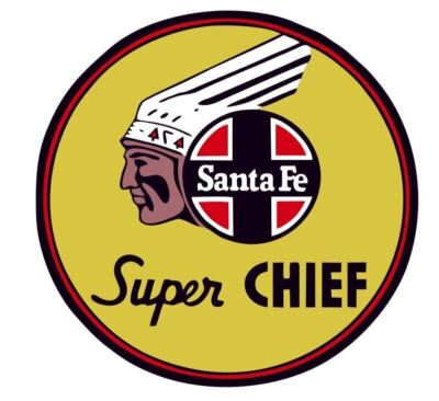 Santa Fe Super Chief Railroad Railway Train Sticker Decal | eBay
