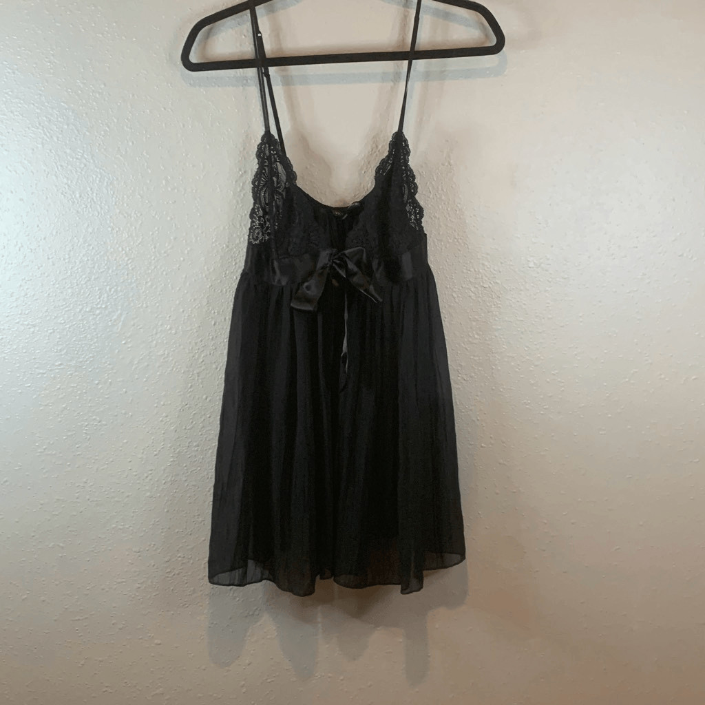 Victoria’s Secret Black Lace Mesh Teddy - Gem