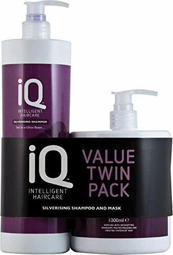 IQ Intelligent Haircare Silverising Twin Pack ( Shampoo & Mask 1000ml ...