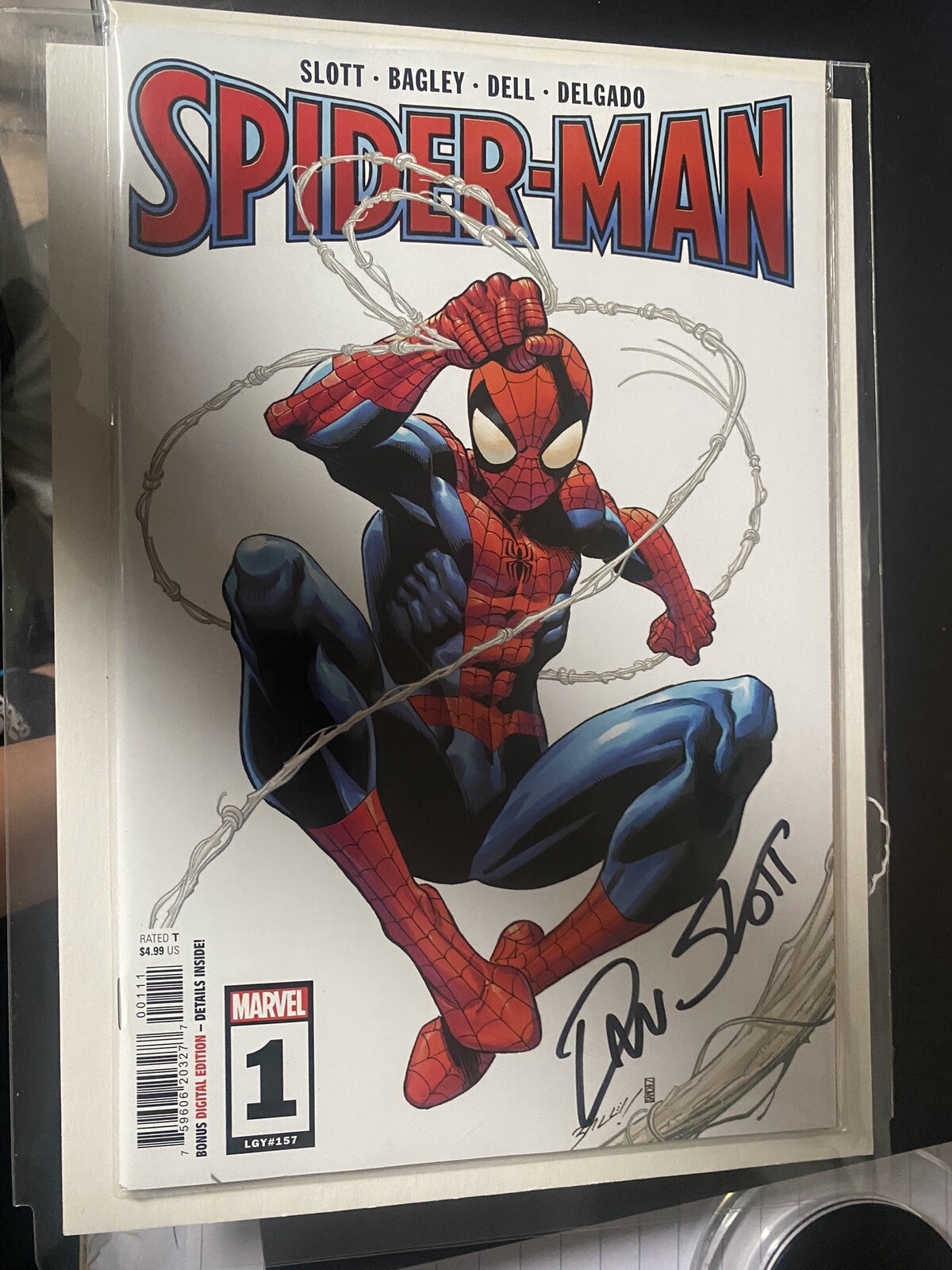 SPIDER-MAN #1 2022 Main Cover MARVEL COMICS, Dan Slott Autographed | eBay