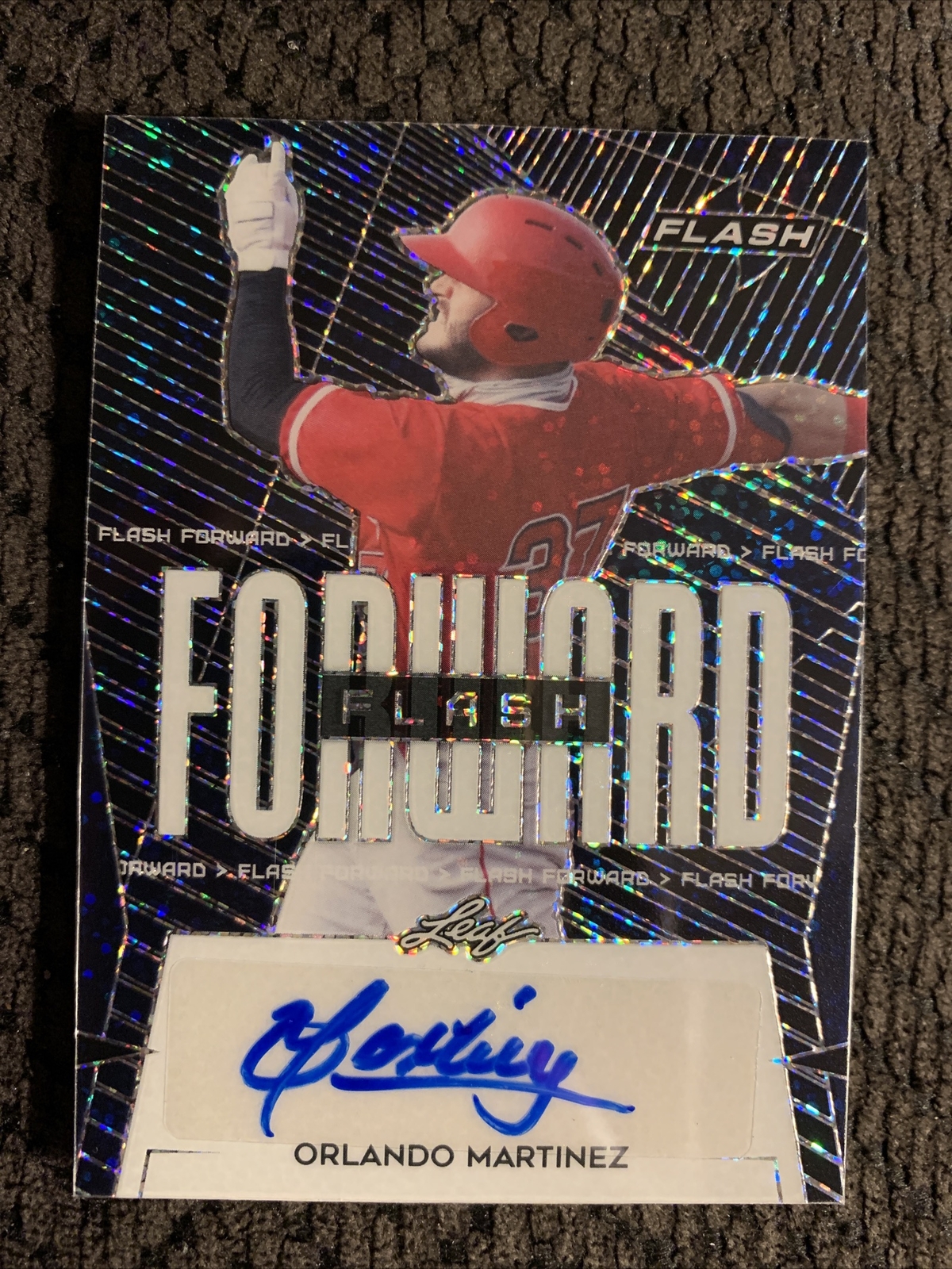 Orlando Martinez 2021 Leaf Flash Baseball Flash Forward Auto #FF-OM2 ...