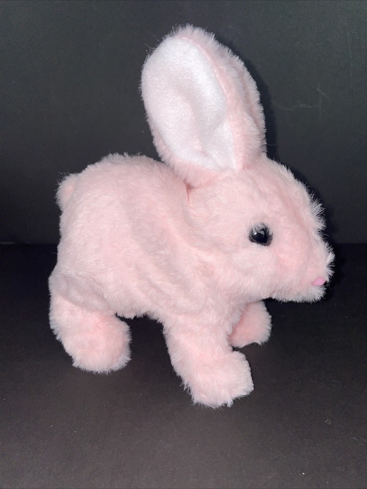 Petsboro Pink BunnyPal - My Realistic Bunny Toy Complete W/ Batteries ...