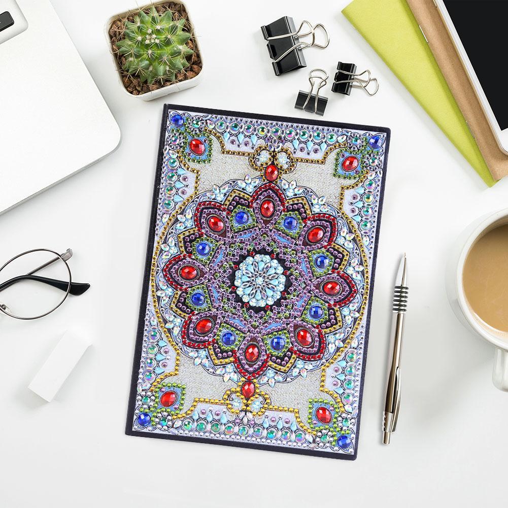 DIY Mandala Special Shaped Diamond Painting 50 Pages Sketchbook A5 ...