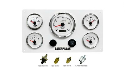 CATERPILLAR Diesel Marine Engine Instrument Panel Pre-Wired - Made in ...