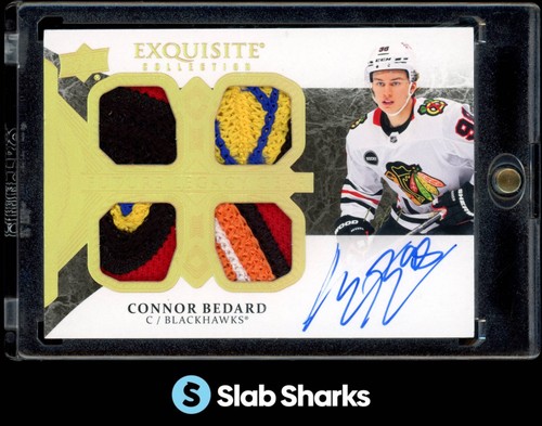 2023 EXQUISITE COLLECTION CONNOR BEDARD FUTURE LEGACY GEAR ROOKIE PATCH ...