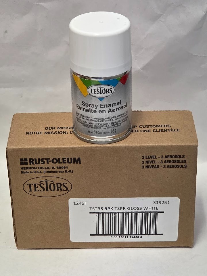 Testors Spray Paint Gloss Enamel 3oz Rust-Oleum Hobby Model Your Choice ...