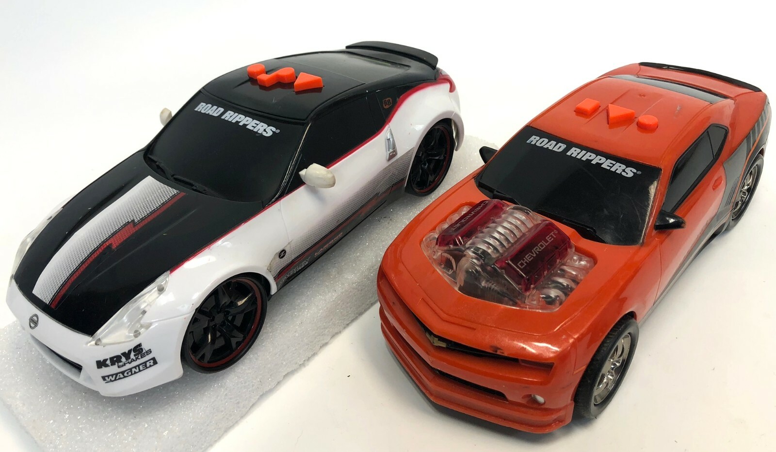 FOR PARTS REPAIR Pair Toy State Road Rippers Nissan 370Z & Chevy Camaro ...